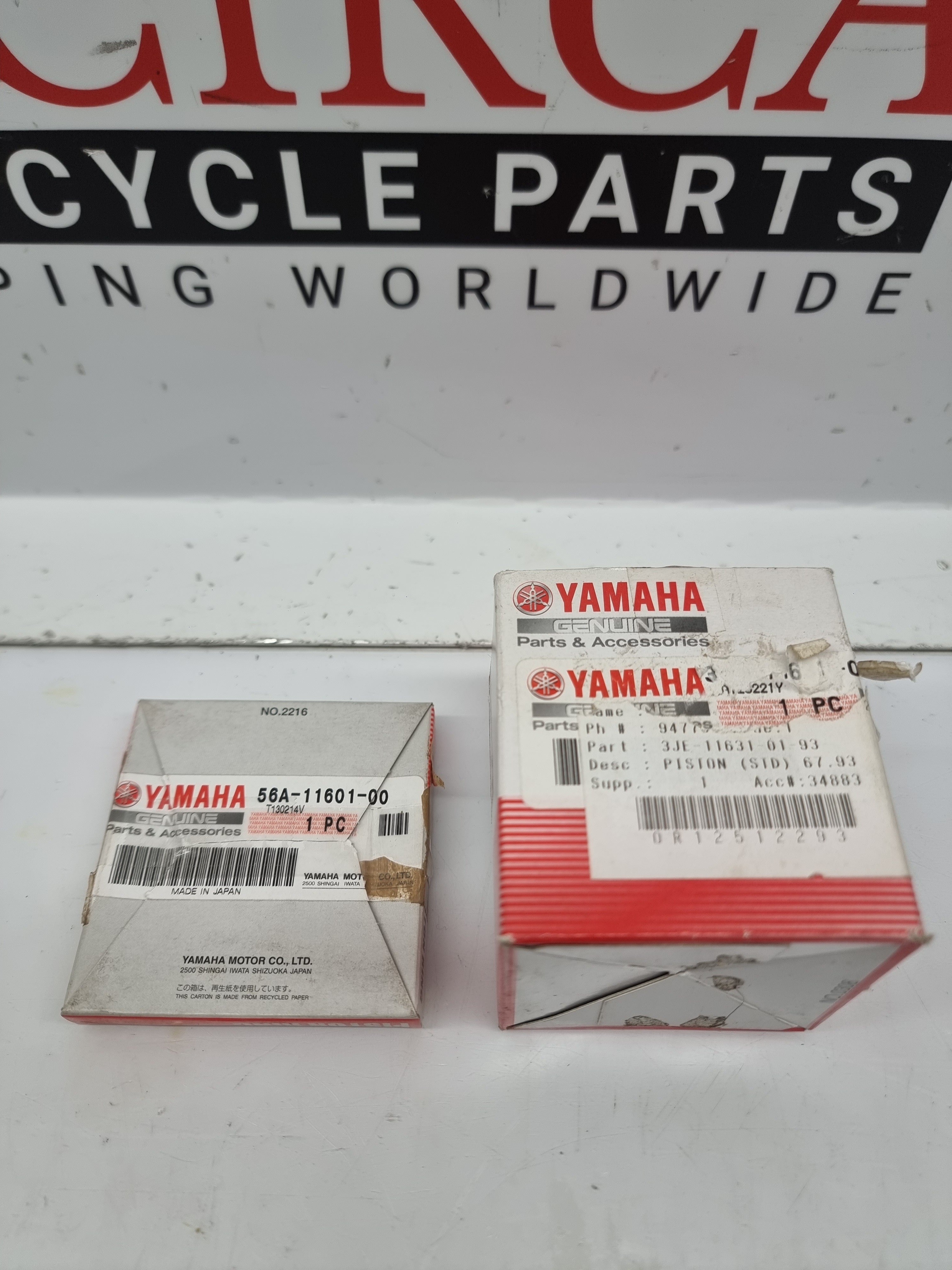 YAMAHA YZ250 88'-90' Standard Piston and Ring Set (3JE-11631-01-93/56A ...