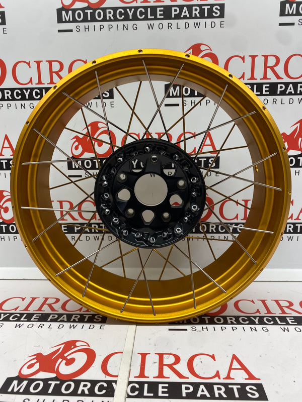 BMW R1200GS R1250GS Adventure OEM 4.5x17" inch Spoked Rear Wheel Compl ...