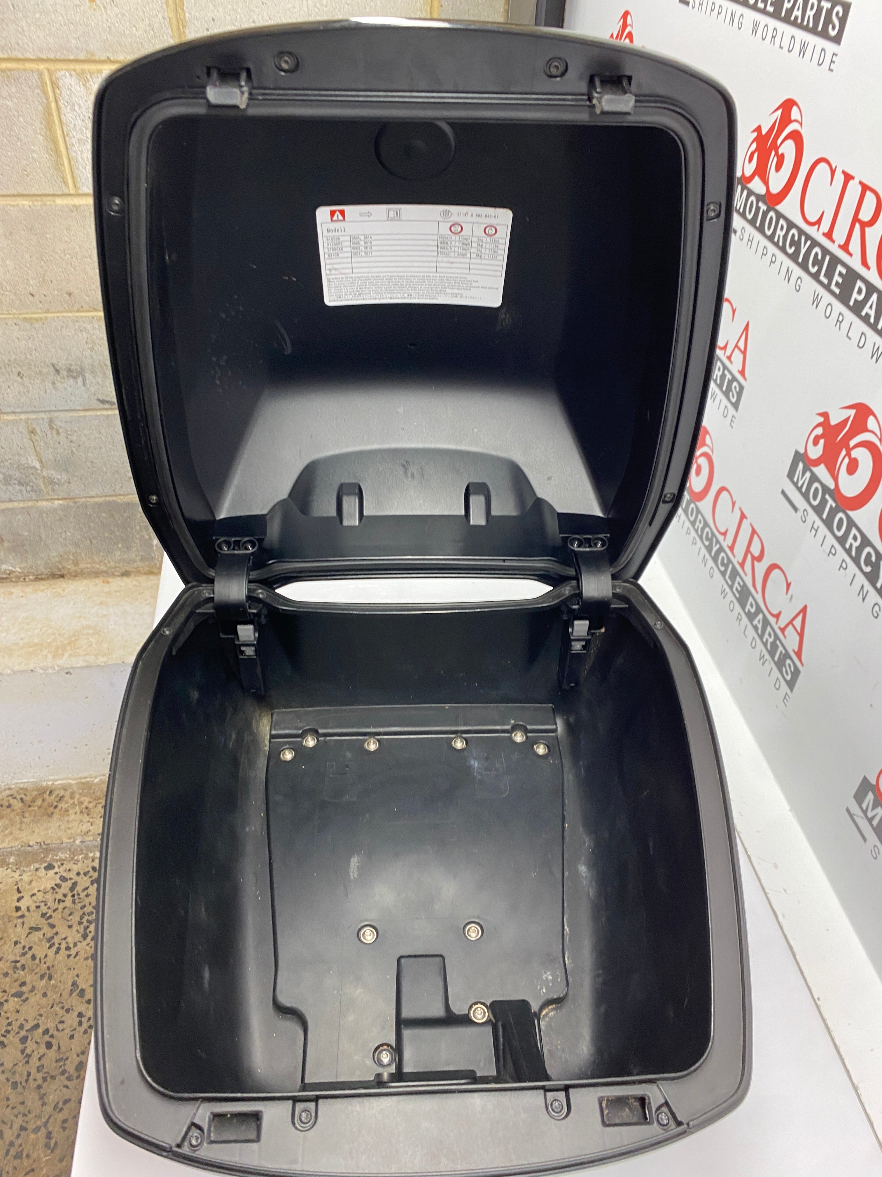 BMW genuine 30L top box top case met black lid F900 R, R1250 R / RS, S ...