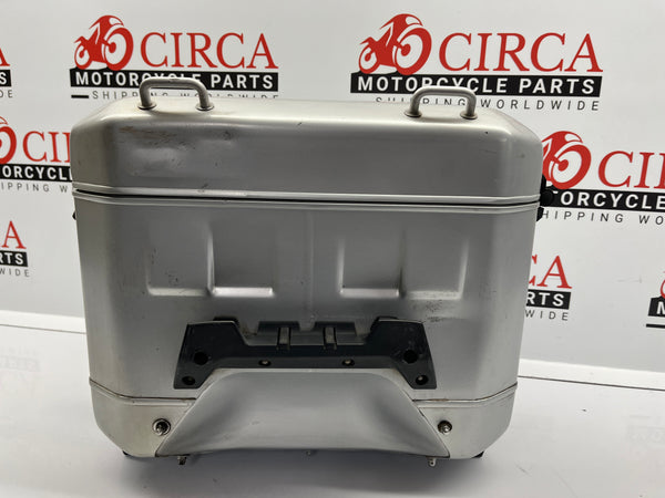 BMW R1150 GS Adv genuine left alloy pannier with locks 71607669717 ...