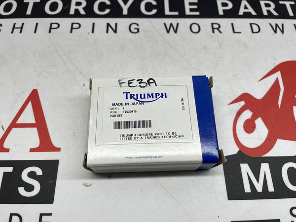 TRIUMPH DAYTONA 675, SPEED TRIPLE, STREET TRIPLE Brake Pad Set x2 Pads ...