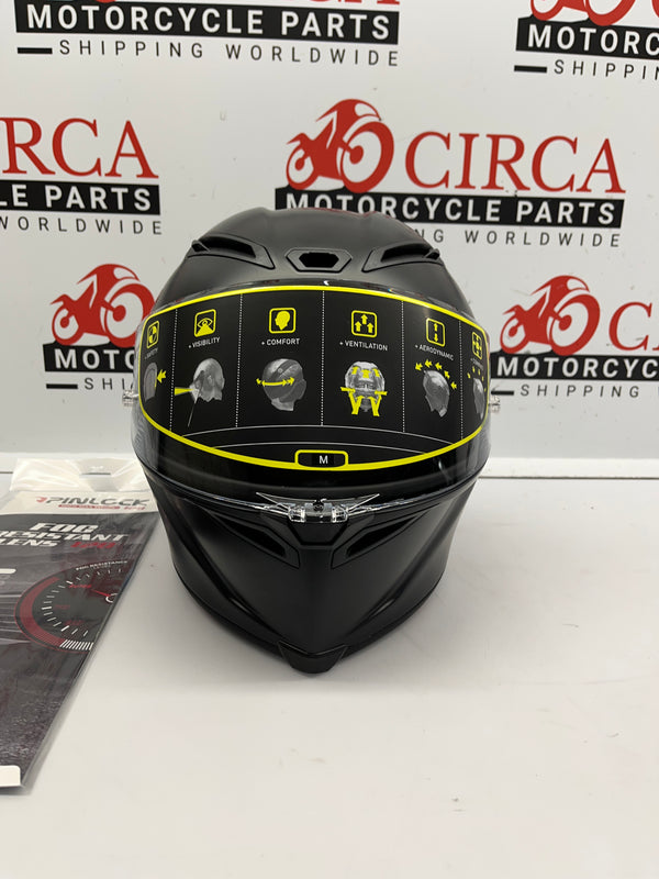 BMW Motorrad M Sport Pro Race Helmet TRIPLE BLACK | Circa Motorcycle Parts