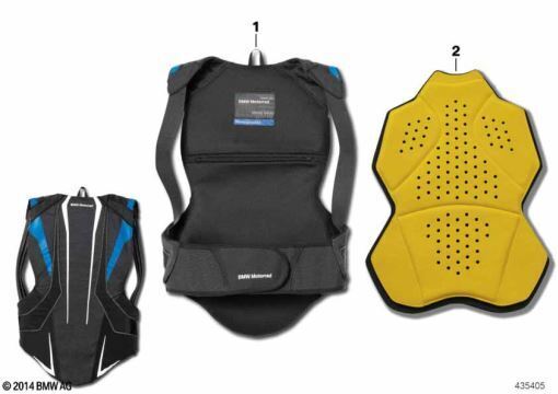BMW genuine back protector | Circa Motorcycle Parts