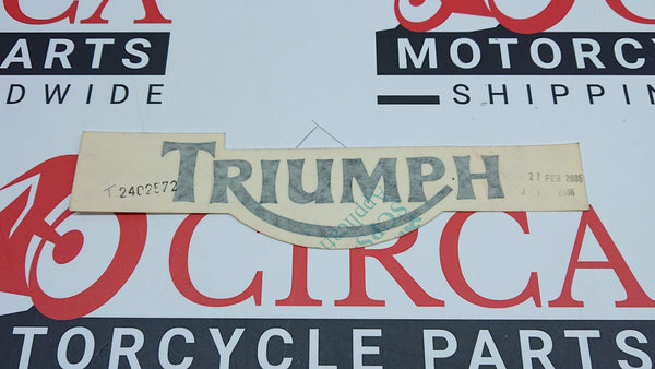TRIUMPH TIGER 955i Fuel Tank Logo Decal T2402572 | Circa Motorcycle Parts