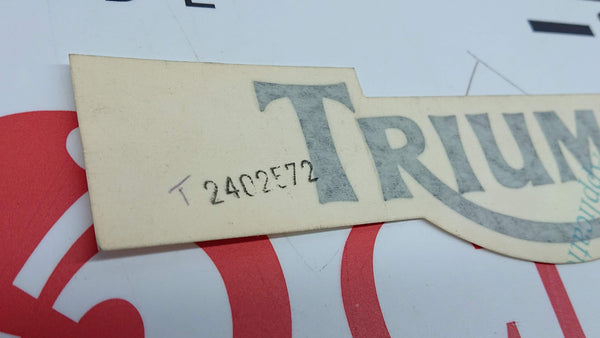 TRIUMPH TIGER 955i Fuel Tank Logo Decal T2402572 | Circa Motorcycle Parts