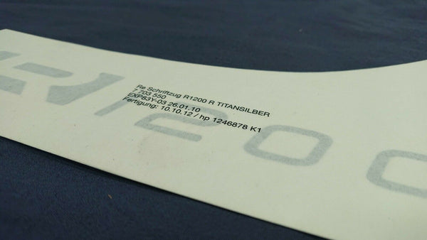 BMW R1200 R 07-14 Right Lettering "R1200 R" Decal 51147703550 | Circa ...